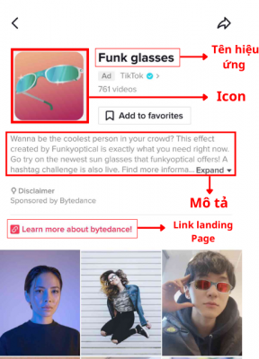 Branded Effect TikTok là gì? 5 Loại phổ biến & thông số kỹ thuật