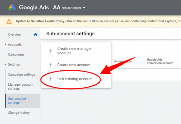 Google Ads Manager Account: How to manage multiple accounts