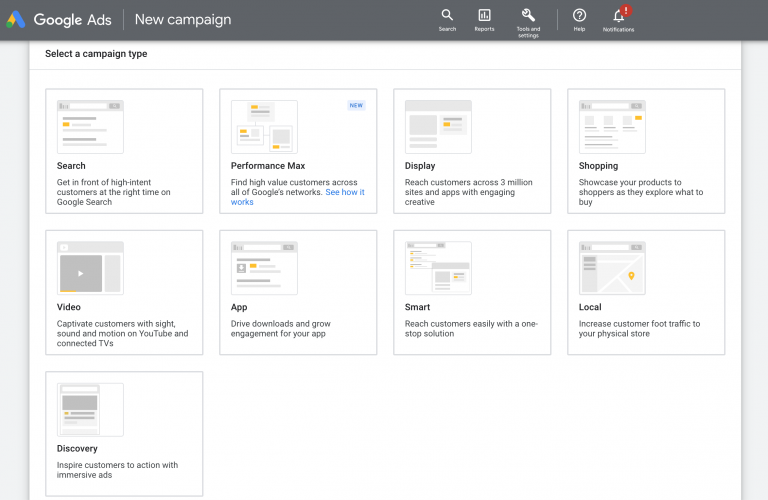 Types of Google Ads: How to Choose The Right Campaigns