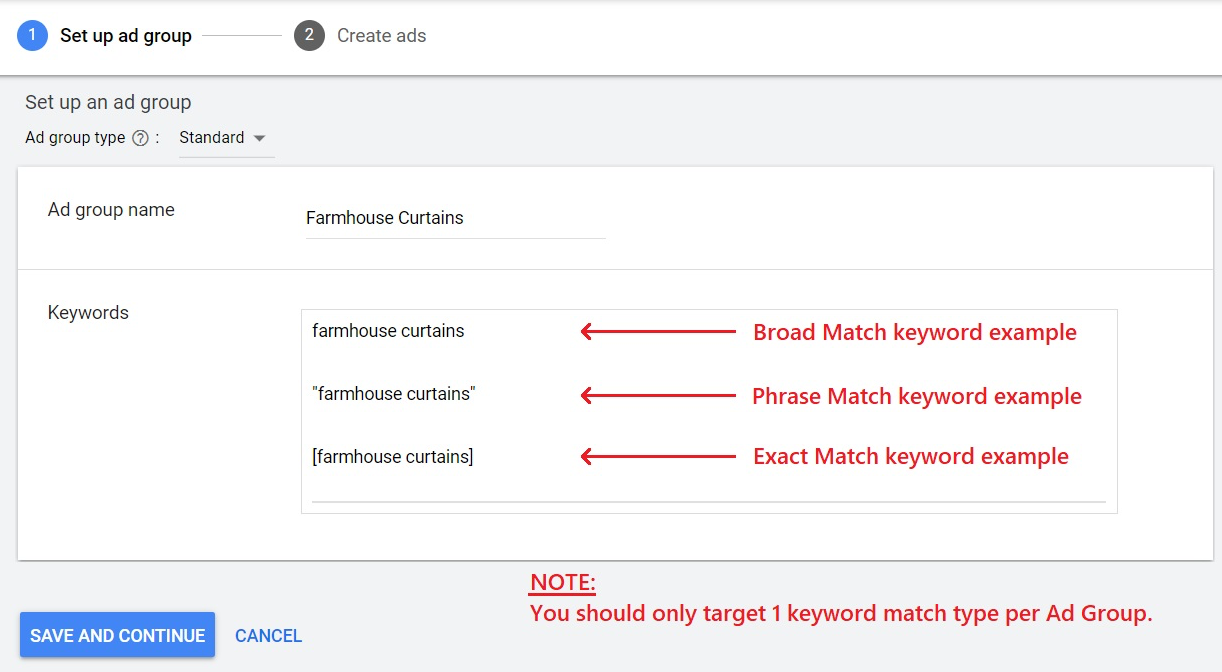 Google Ads Keyword Match Types Explained for Advertisers