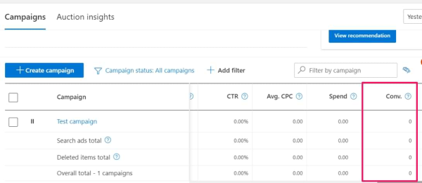 A Microsoft (Bing) Ads Conversion Tracking Set Up Guide