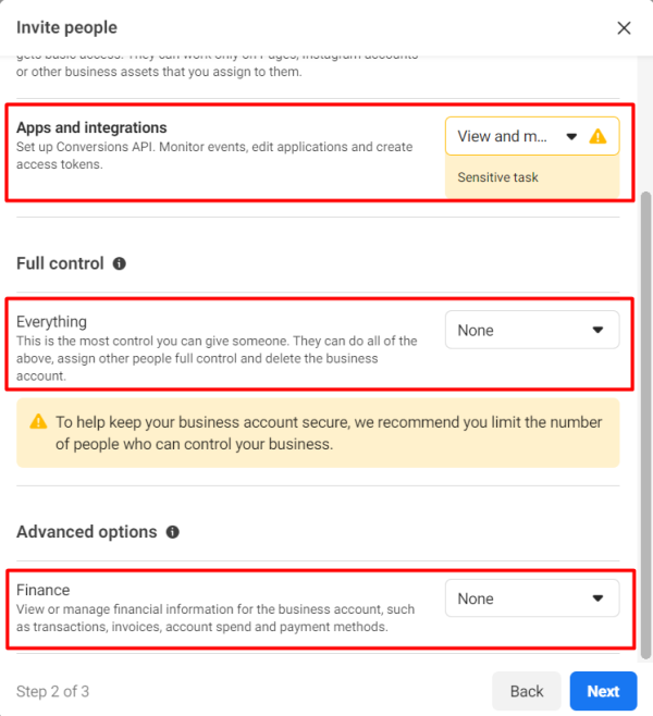 Simple walkthrough to create Facebook ad account in 5 steps