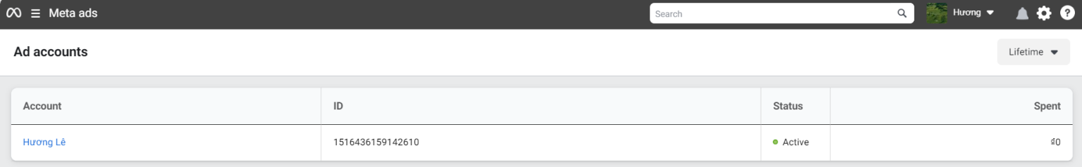 Simple walkthrough to create Facebook ad account in 5 steps