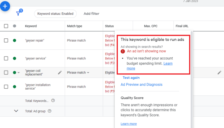 12 Reasons Why Google Ads Not Showing and How to Fix It