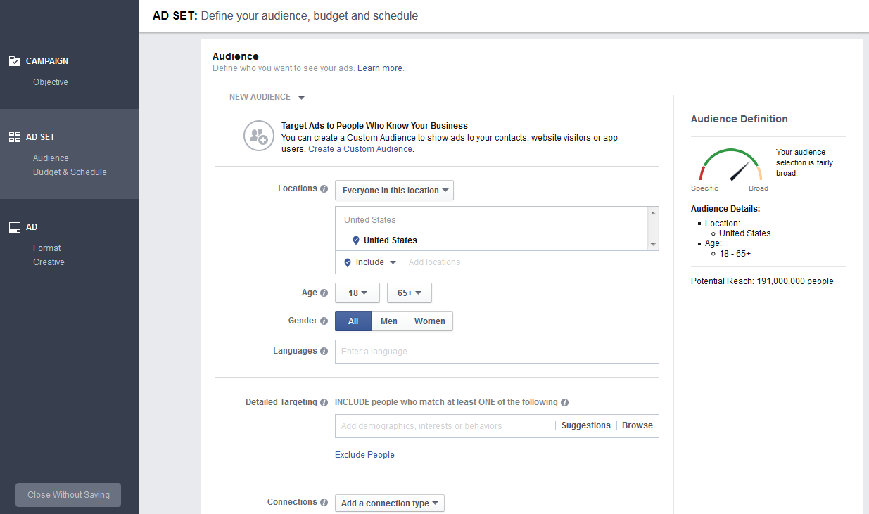 Broad Targeting Facebook Ads: Should You Choose This Option?
