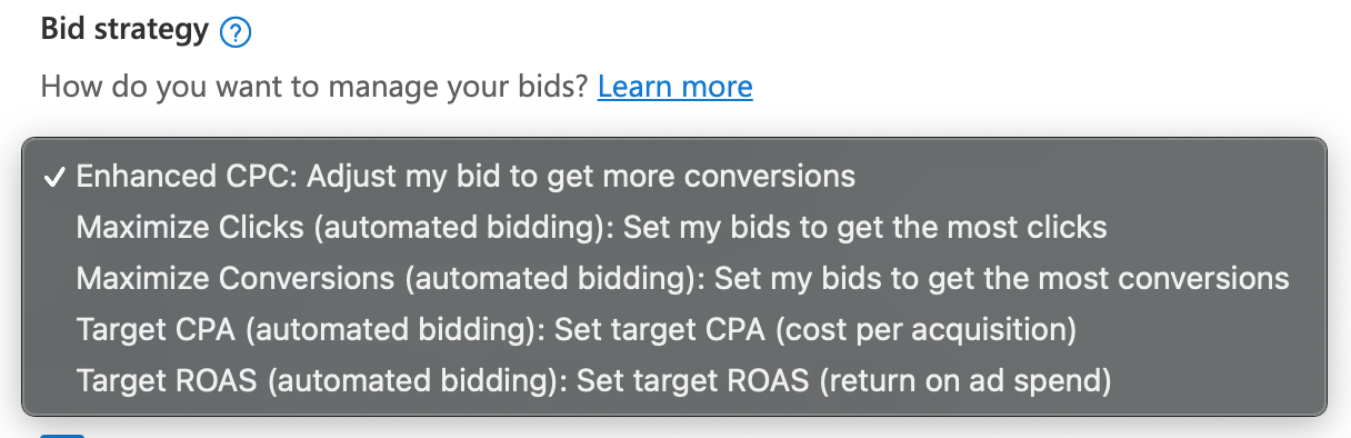 13 Microsoft Ads Bid Strategies & How to Set Bid in Bing