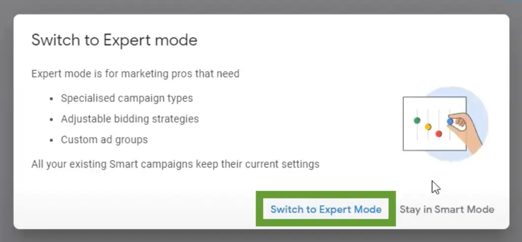 How to Switch to Google Ads Expert Mode the Easiest Way