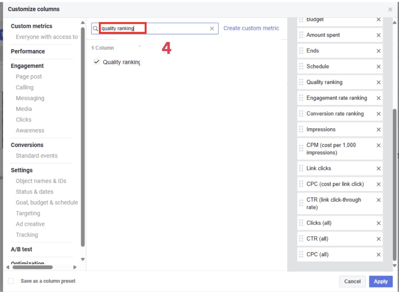 How Do Experts Improve Facebook Relevance Score?
